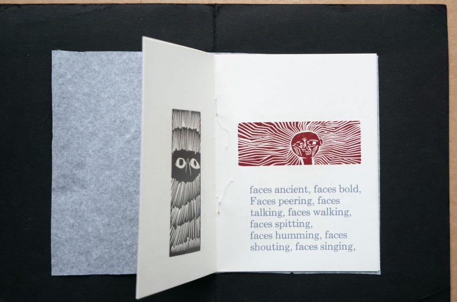 Faces: Poem by Paul Piech | Art On Paper