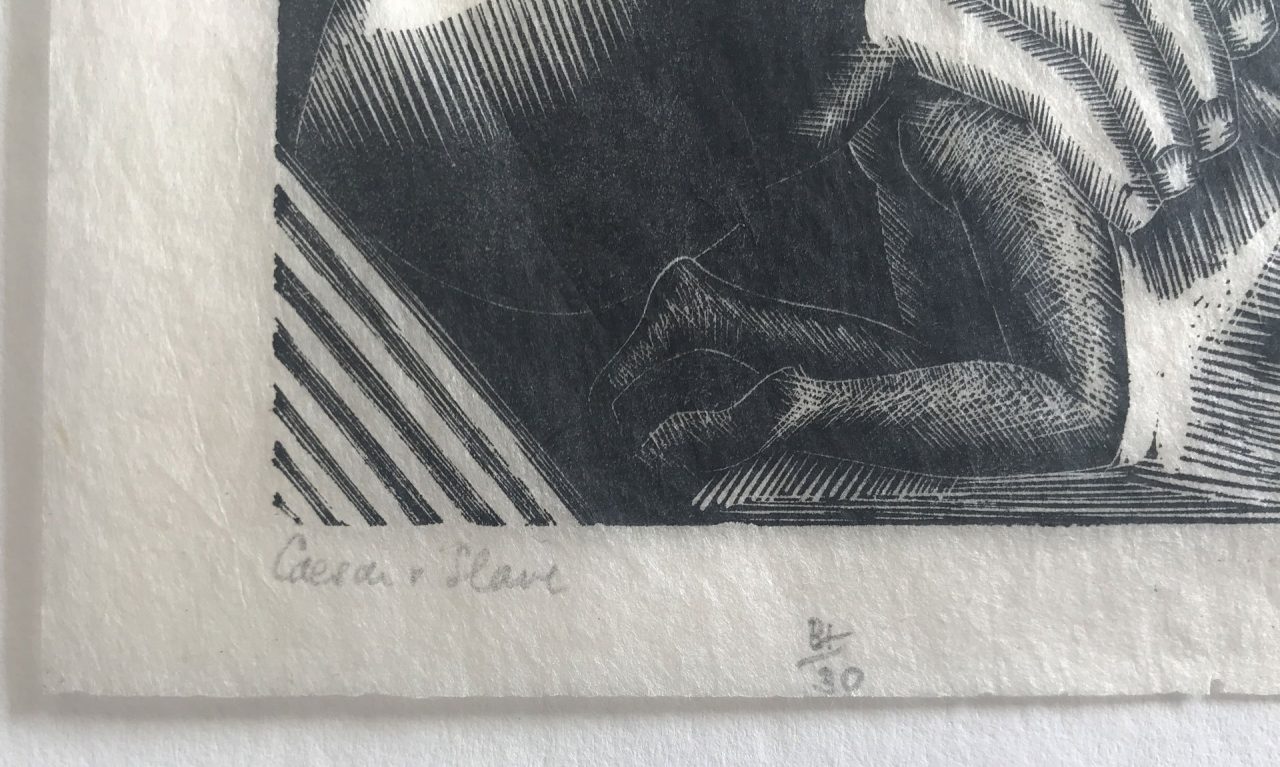 Caesar & Slave - Leon Underwood | Art On Paper